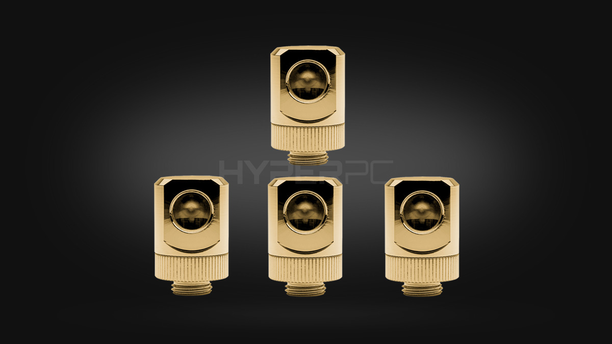 EK-Quantum Torque Rotary 90° - Gold