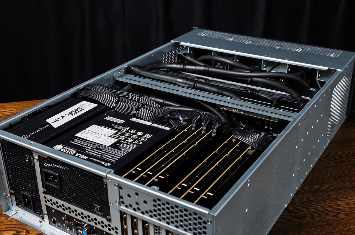 High-Density 6x RTX 4090 4U Liquid-Cooled Server | HYPERPC